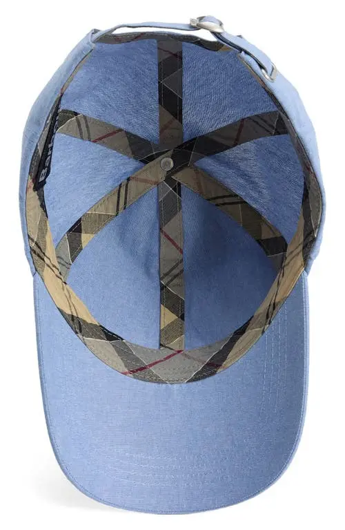 Barbour Nelson Chambray Baseball Cap
