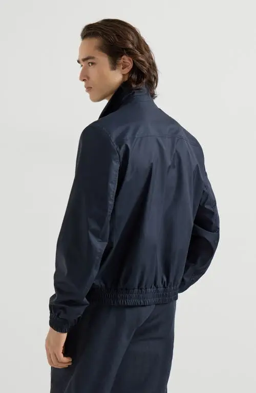 Brunello Cucinelli Bonded Fabric Shirt Jacket