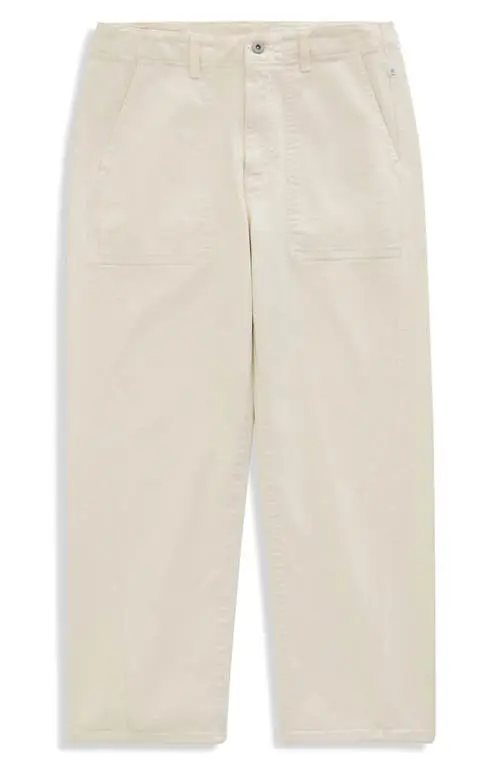 Ag High-waist Ankle Straight Leg Twill Pants - Opal Stone