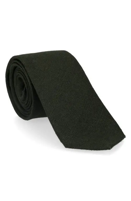 FORTELA Hemp Imperial Neck Tie - Bottle Green