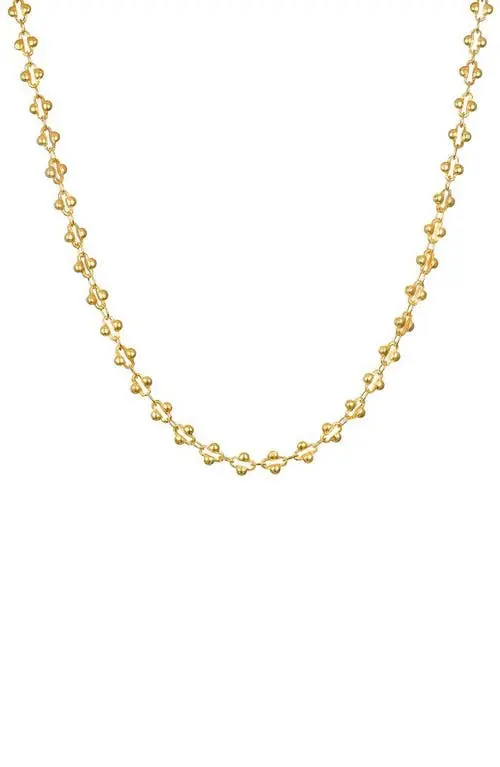 SATYA JEWELRY En Hour Coin Chain Necklace - Gold