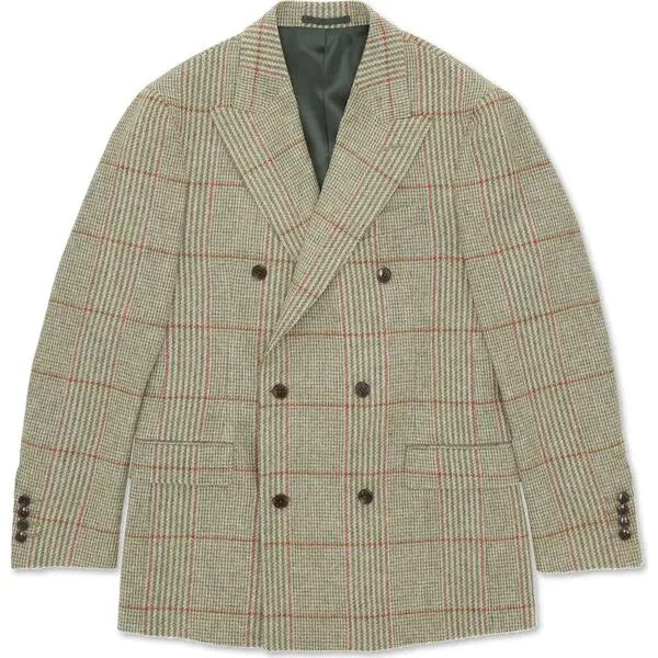 FORTELA Shetland Double-breasted Jacket - Multicolor
