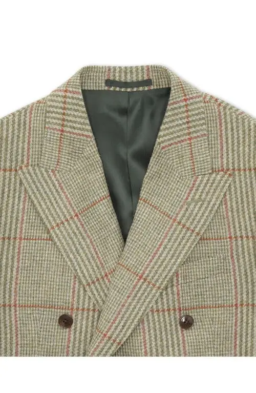 FORTELA Shetland Double-breasted Jacket - Multicolor