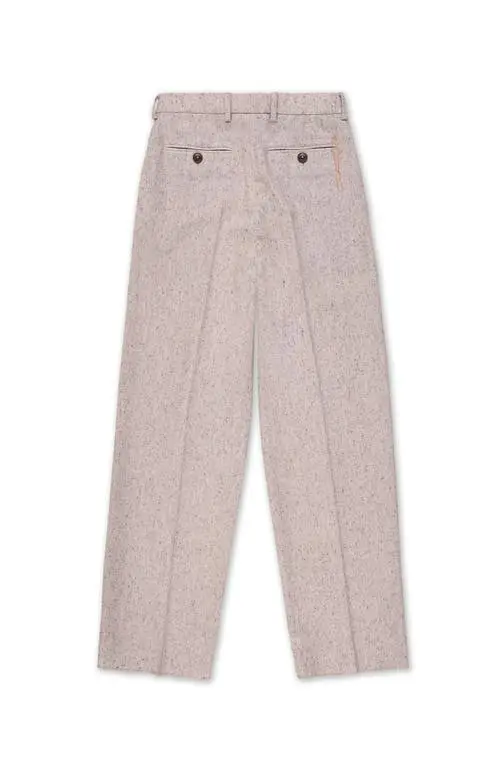 FORTELA High-waisted Pleated Trousers