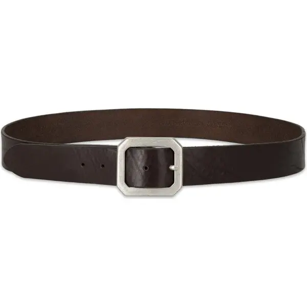 FORTELA Oregon Leather Belt - Dark Brown