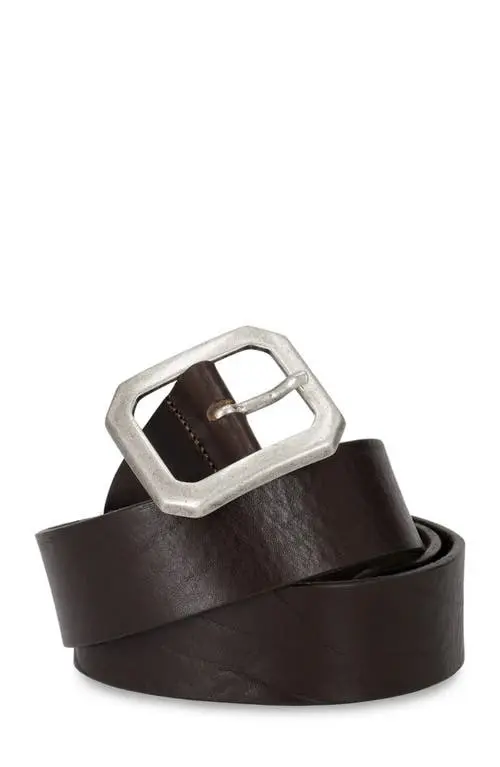FORTELA Oregon Leather Belt - Dark Brown