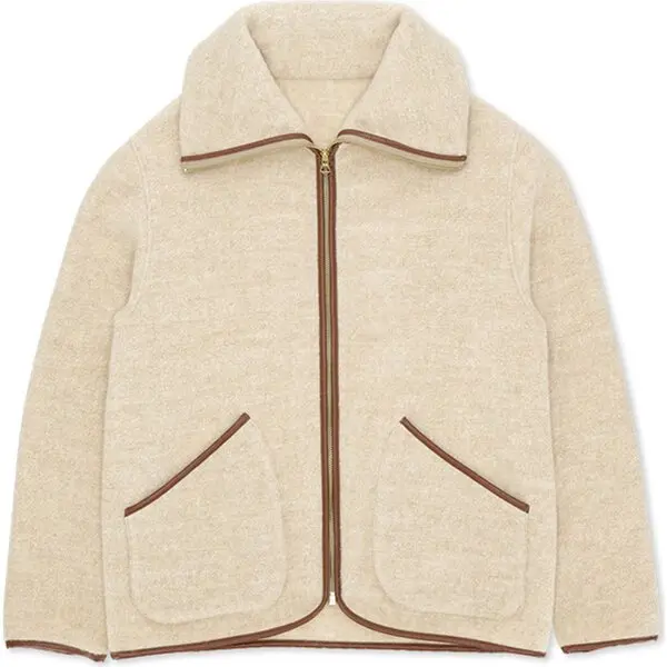 FORTELA Teddy Cashmere Silk Jacket - Cream