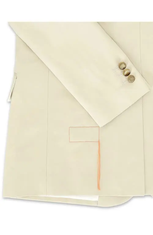 FORTELA Classic Navajo Crochet Blazer - Beige