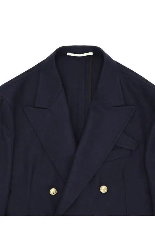 FORTELA Classic Double-breasted Merino Wool Jacket