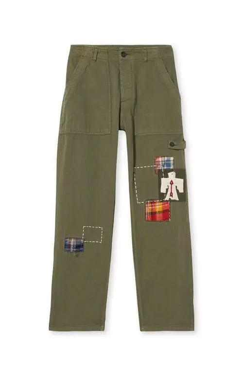 FORTELA Herringbone Fatigue Trousers