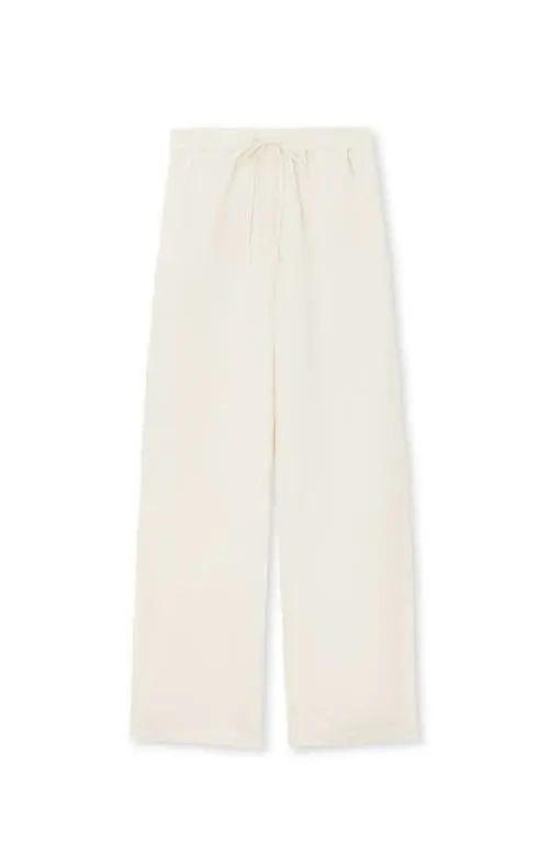 FORTELA Drawstring Linen Trousers