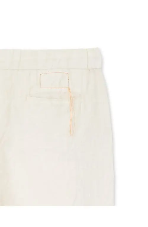 FORTELA Drawstring Linen Trousers