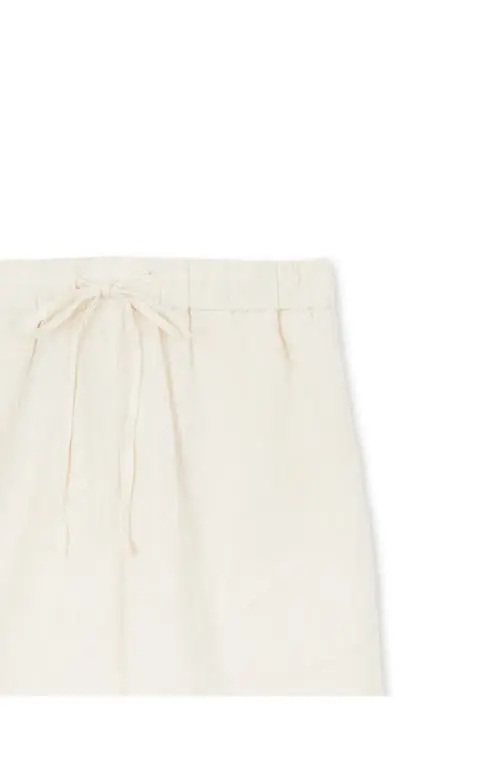 FORTELA Drawstring Linen Trousers