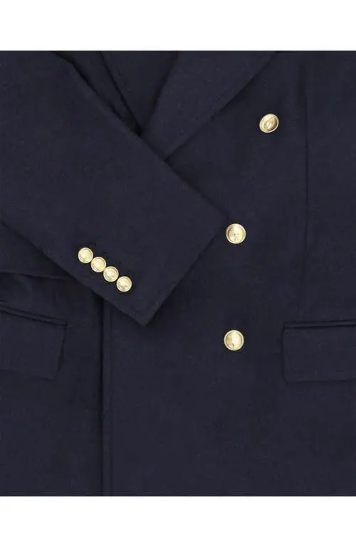 FORTELA Classic Double-breasted Merino Wool Blazer
