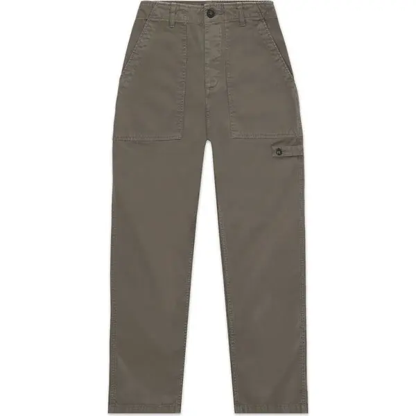 FORTELA Military Style Vintage Trousers - Leather