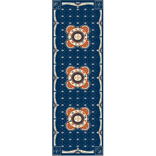 FORTELA Zodiac Print Scarf - Blue