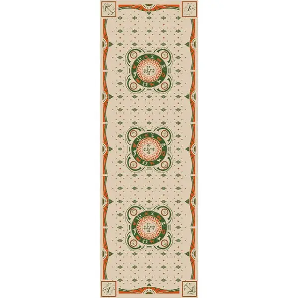 FORTELA Zodiac Print Scarf - Ecru