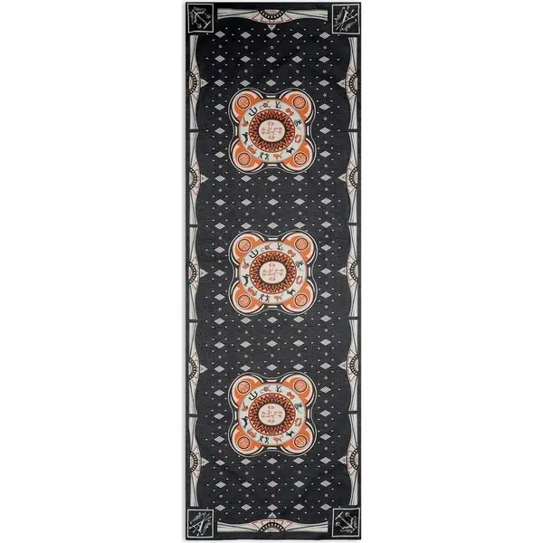 FORTELA Zodiac Print Scarf - Grey