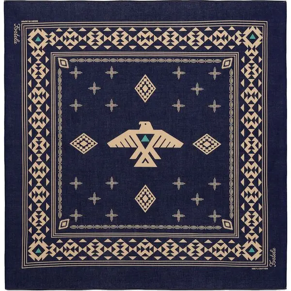 FORTELA Thunderbird Cotton Bandana - Blue