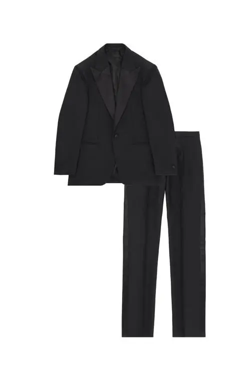 FORTELA Bond Fresco Wool Suit - Black