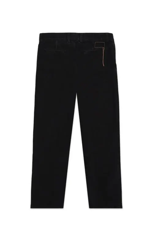 FORTELA Maine Cotton Trousers - Black