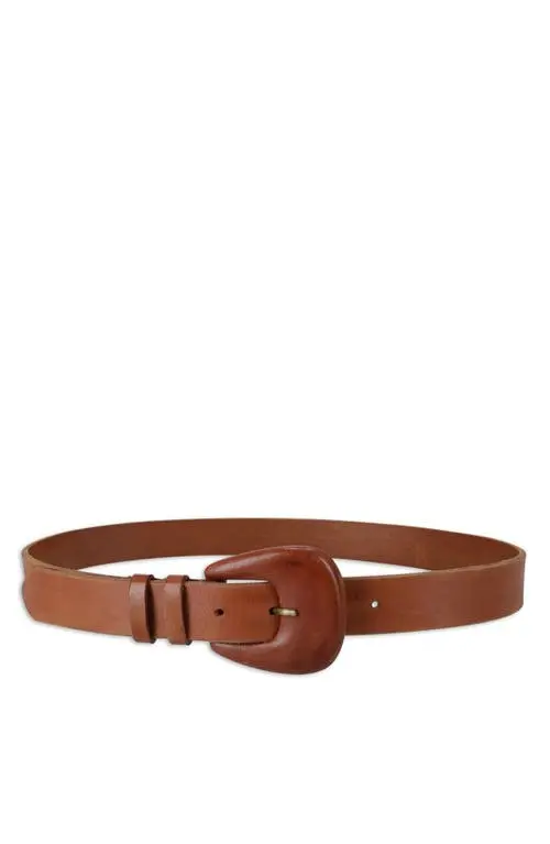 FORTELA Calamity Leather Belt - Silver