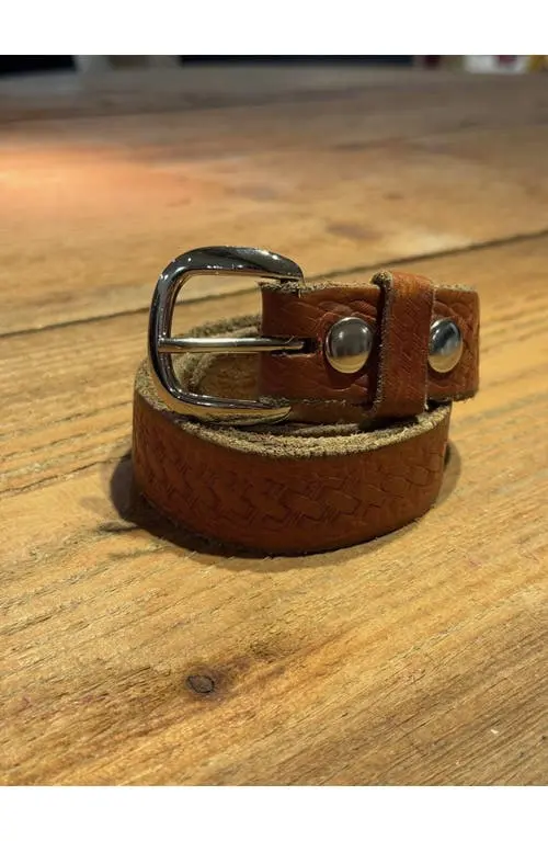 FORTELA Vintage Leather Belt - Brown