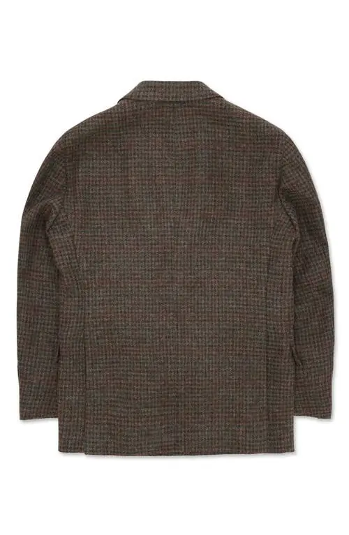 FORTELA Shetland Wool Double-breasted Jacket - Multicolor