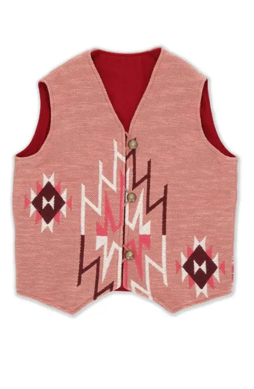 FORTELA Navajo Wool Blend Vest - Multicolor
