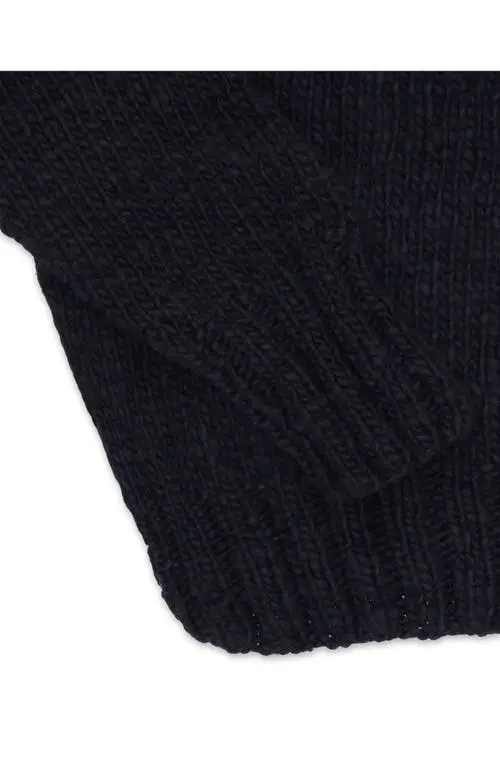 FORTELA Merino Wool Turtleneck Pullover - Navy Blue