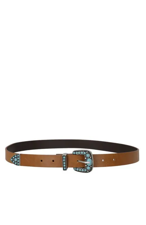 FORTELA Thelma Leather Belt - Light Brown