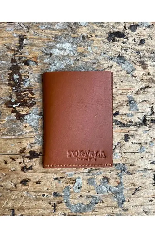 FORTELA Leather Wallet - Taupe