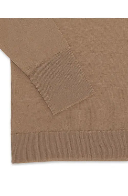 FORTELA Dorset Long Sleeve Polo Shirt - Camel
