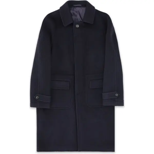 FORTELA Amedeo Single Breasted Coat - Blue