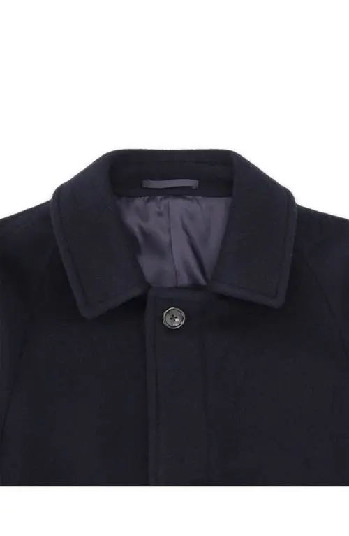 FORTELA Amedeo Single Breasted Coat - Blue