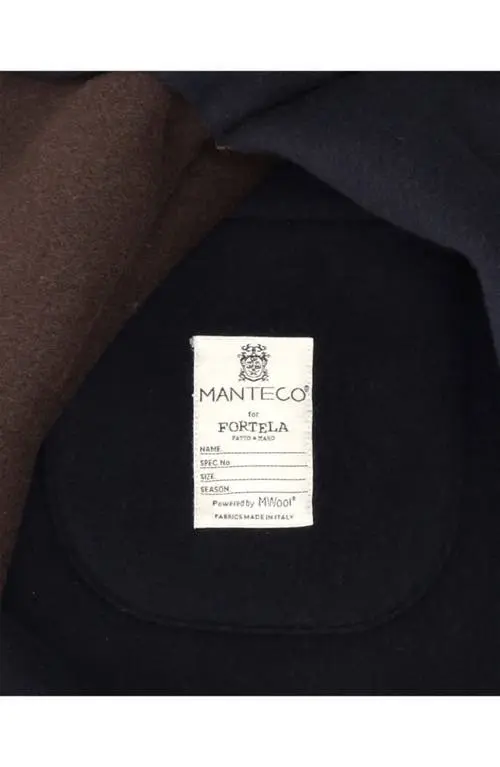 FORTELA Amedeo Single Breasted Coat - Blue