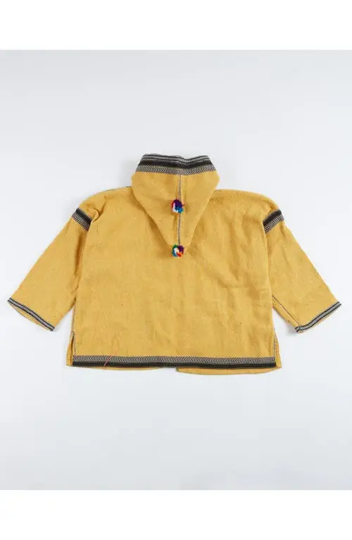 FORTELA Karen Cotton Poncho - Yellow