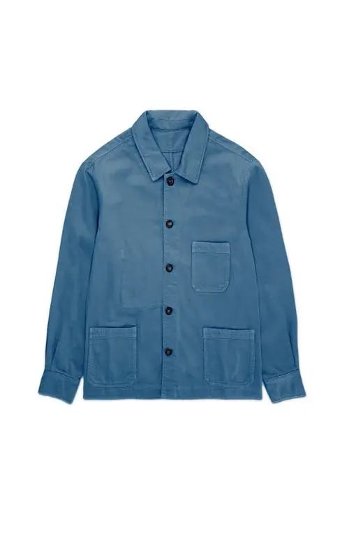 FORTELA Seneca Cotton Overshirt - Blue