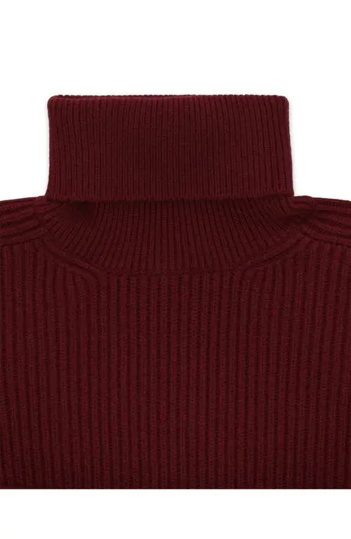 FORTELA Brighton High Neck Jumper - Burgundy