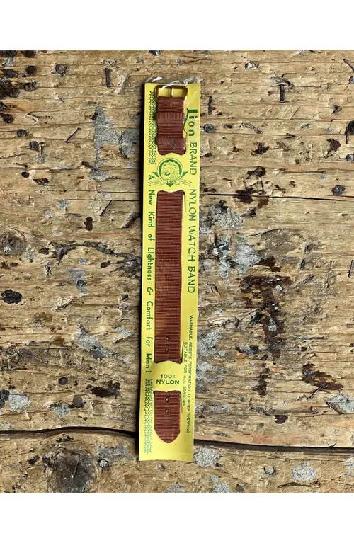 FORTELA Cotton Vintage Style 16mm Strap - Silver