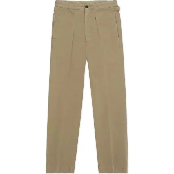 FORTELA Oklahoma Herringbone Trousers - Beige