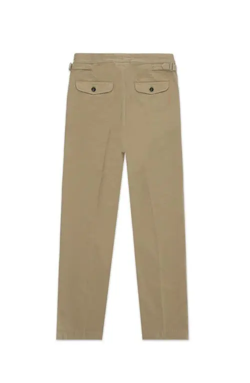 FORTELA Oklahoma Herringbone Trousers - Beige