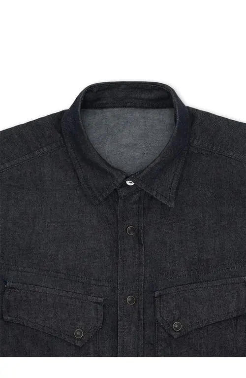 FORTELA Pasadena Texan Denim Shirt - Indigo Rinse