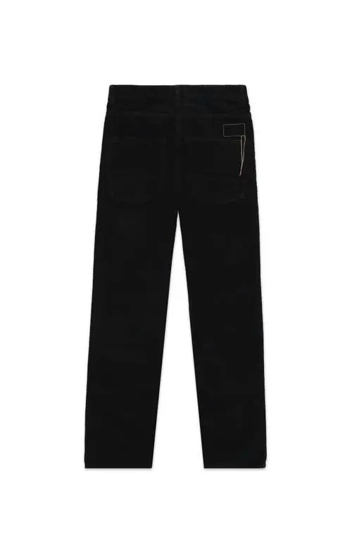 FORTELA Corduroy Five Pocket Trousers - Black