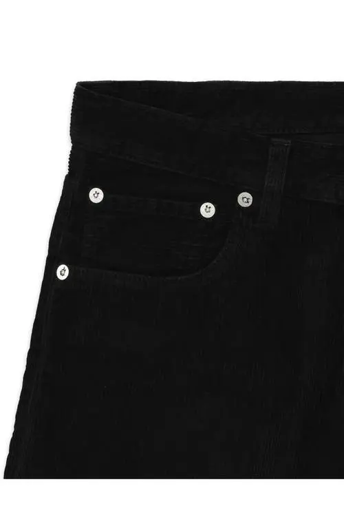 FORTELA Corduroy Five Pocket Trousers - Black