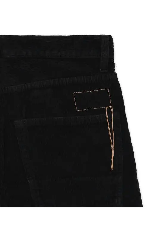 FORTELA Corduroy Five Pocket Trousers - Black