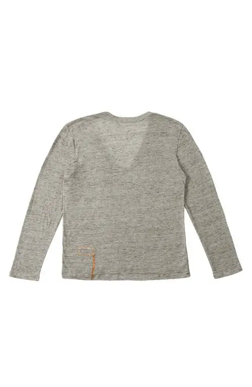 FORTELA Long Sleeve Linen T-shirt