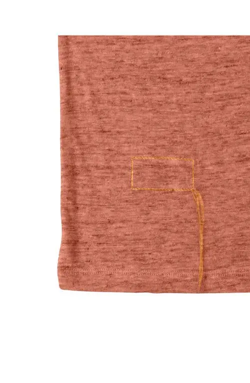 FORTELA Long Sleeve Linen T-shirt