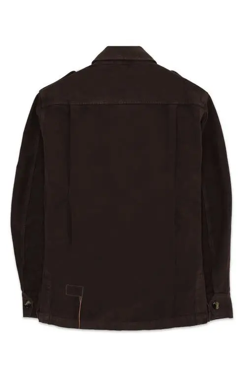 FORTELA Owen Military Safari Jacket - Brown