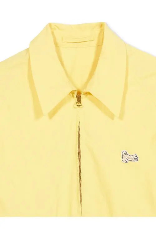 FORTELA Cotton Bomber Jacket - Yellow